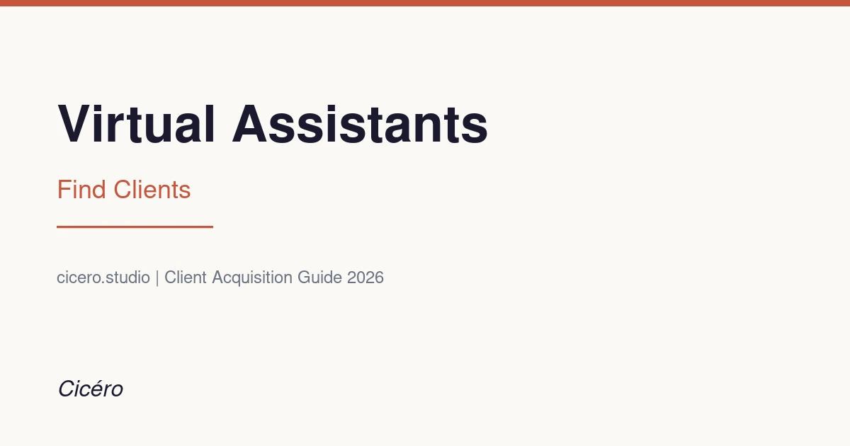 Find Clients as a Virtual Assistant (2026)